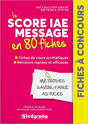 Annales du Score IAE Message - Prépa Aurlom